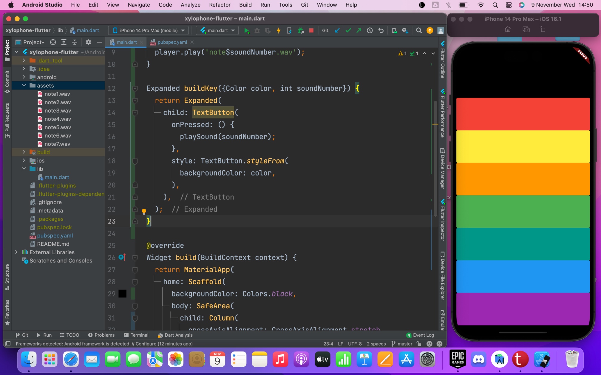 GitHub - kivanc04/Xylophone-Music-App: Here, there are colors on this app and all those colors ...