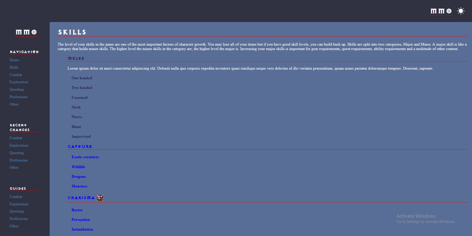 GitHub - bailey-long/MMO_Wiki: A wiki page for a hypothetical MMO game
