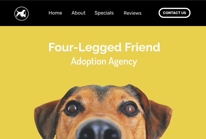 GitHub - Adrienne-B/FLFA: Fictional Business called Four-Legged Friend Adoption for homeless ...