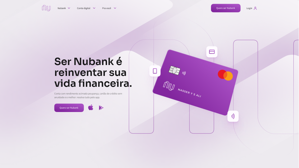 GitHub - Jeffersoncharlles/nubank-web-refacture-designer: project nubank-website with motion