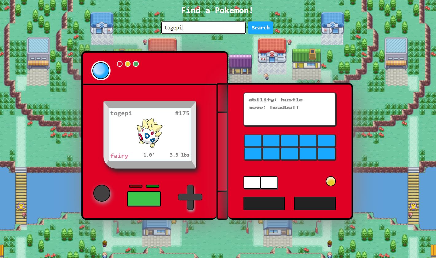 GitHub - brookebytes/Pokedex: A Pokemon finder that allows you to ...