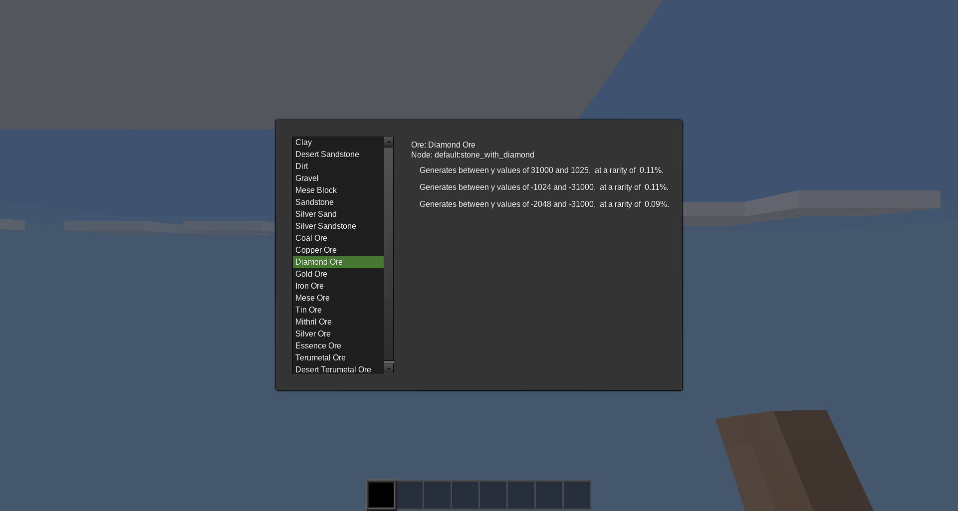 GitHub - TwigGlenn4/ore_info: Minetest mod for finding ores.