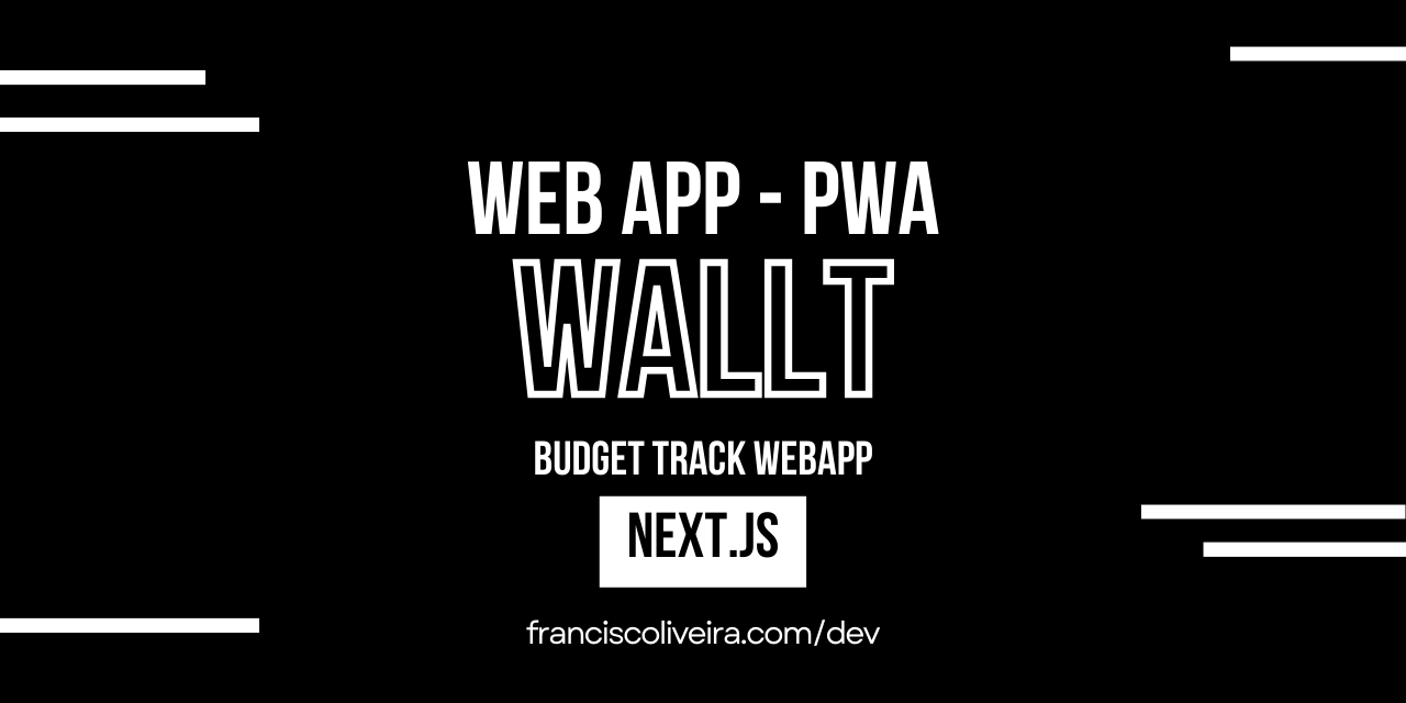 GitHub - fmgoliveira/wallt-app