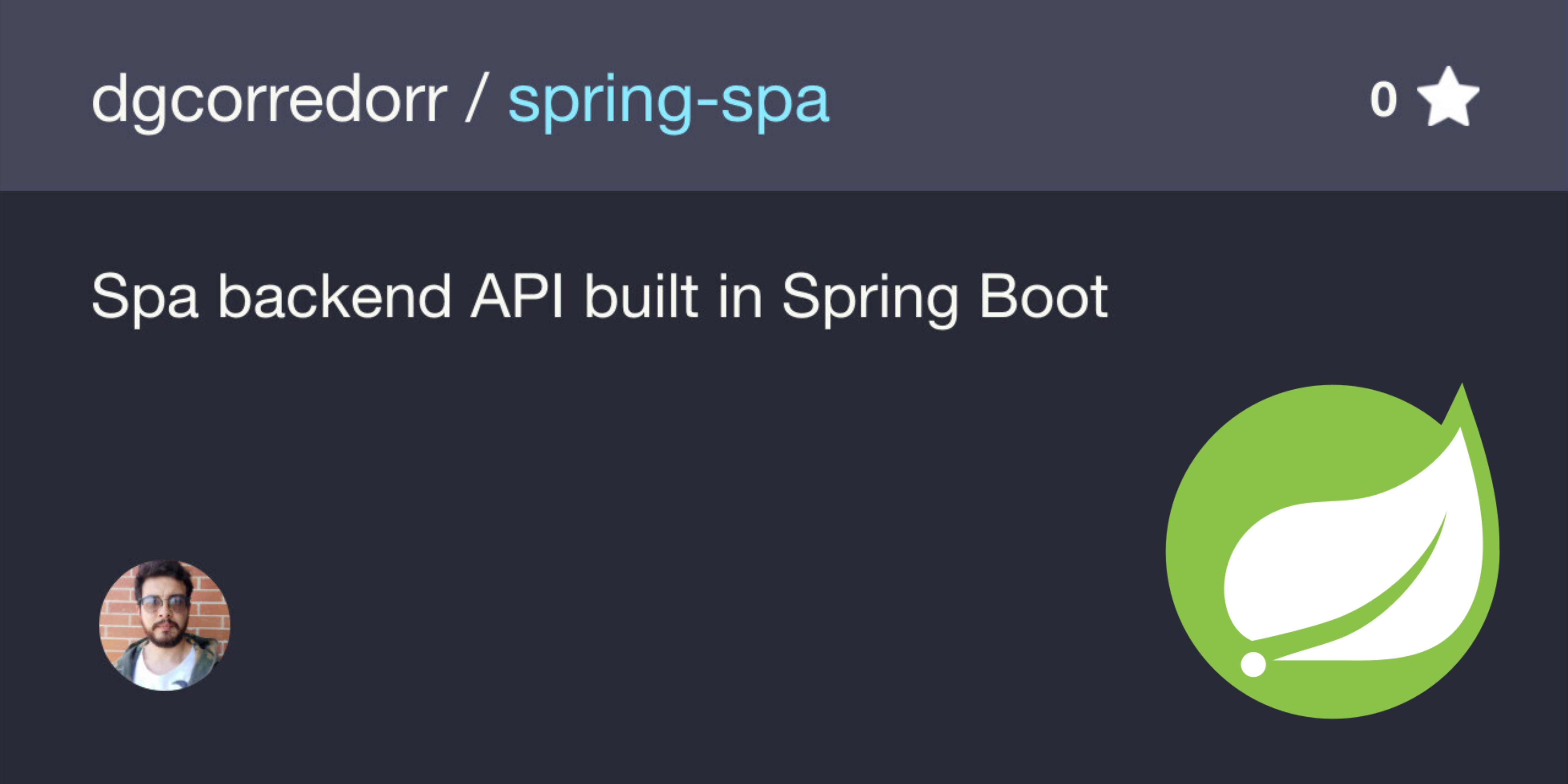 GitHub - dgcorredorr/spring-spa: Spa backend API built in Spring Boot