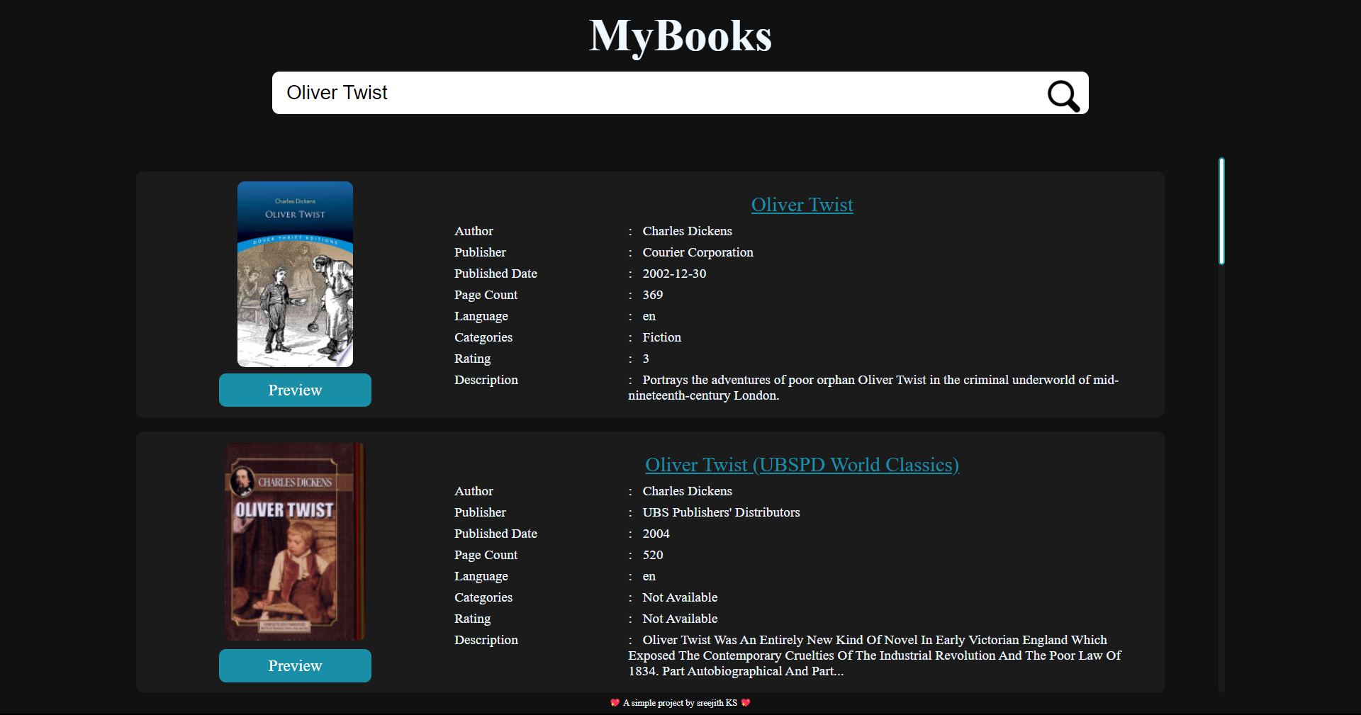 GitHub - SreejithKSGupta/MyBooks: Project repository for MyBooks, A simple webapp to easily ...
