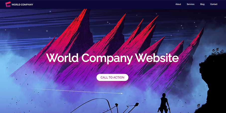 GitHub - MSl4sh/World-compagny-website: Exercice d'intégration Html css