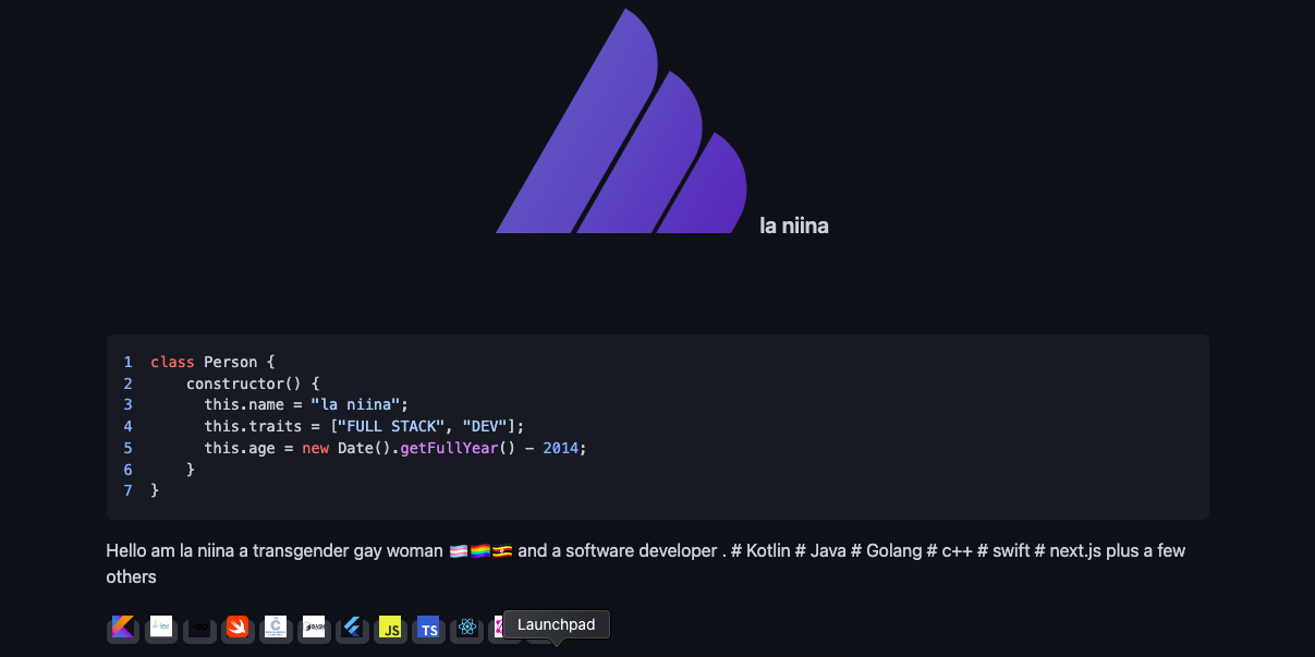GitHub - la-niina/la-niina: Hello am la niina a transgender gay woman 🏳 ...