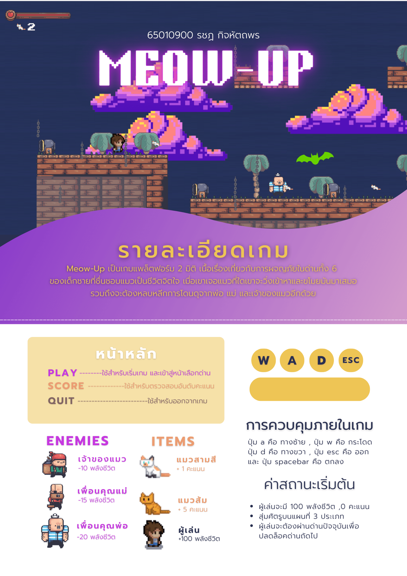 GitHub - mmenuu/MeowUp_Pygame