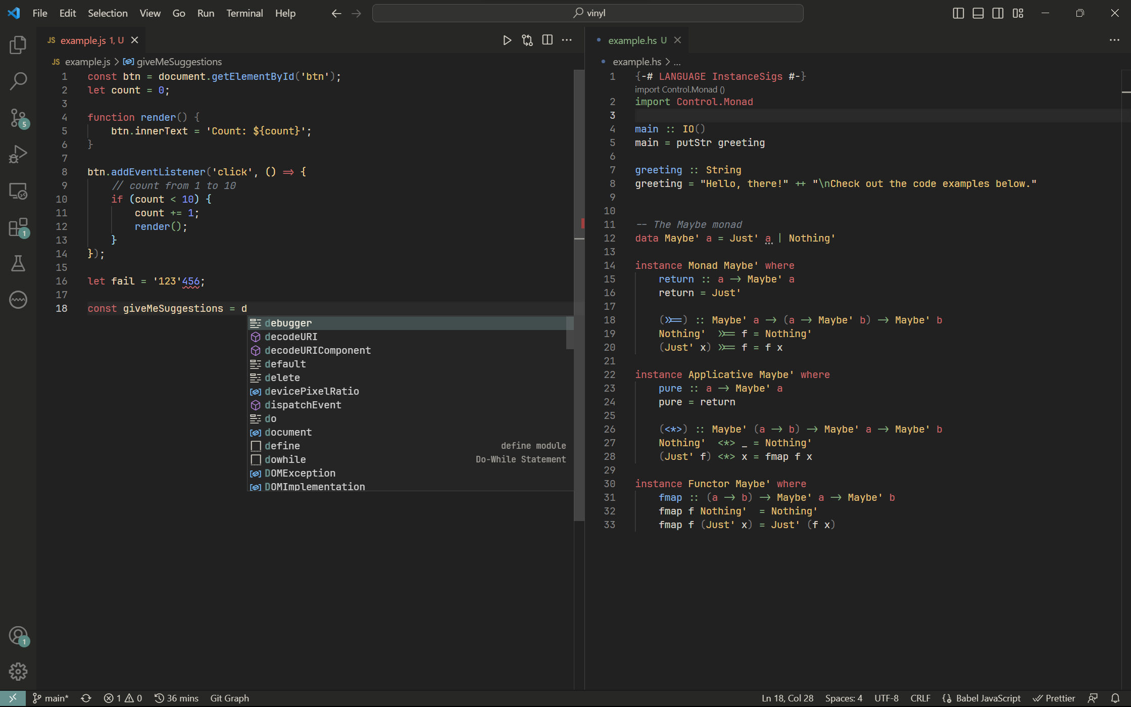 GitHub - SophieBosio/vinyl: A soft dark theme with a vintage feel.