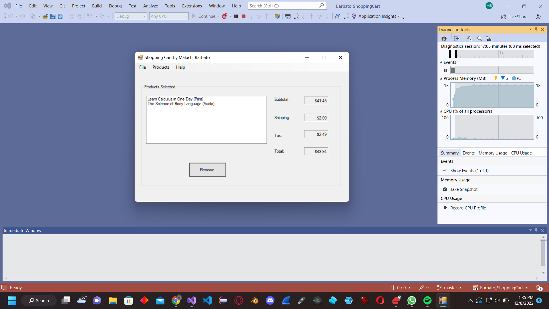 GitHub - MakkiXL/Shopping-Cart