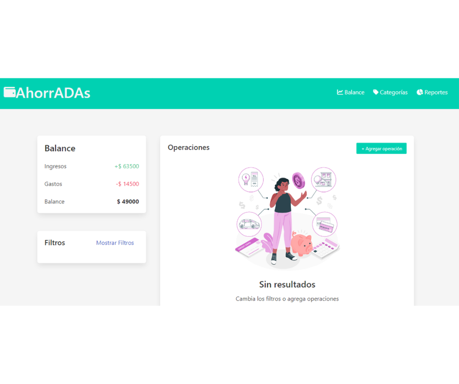GitHub - poliferreyra/proyecto-ahorrADAs: App que te permite organizar tus finanzas personales y ...