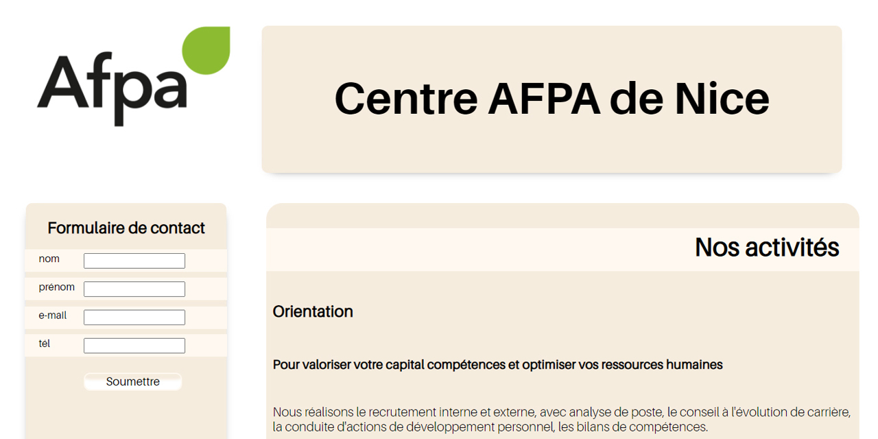 Github Benoit Nmsmaquette Html Css Theme Afpa Maquette En Html Et