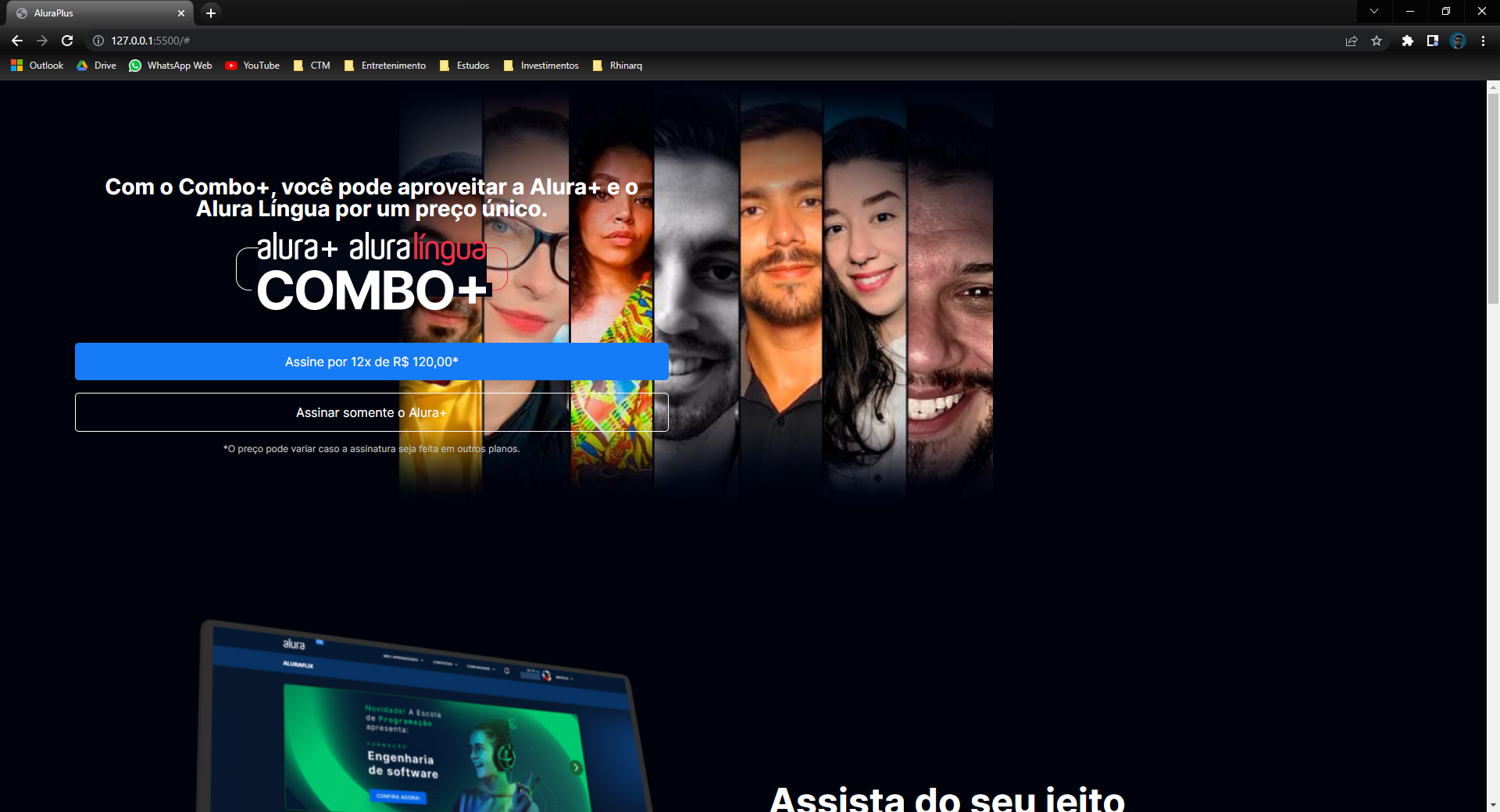 GitHub - hyanguimaraes/aluraplus: Página AluraPlus criada durante curso HTML e CSS - Praticando ...