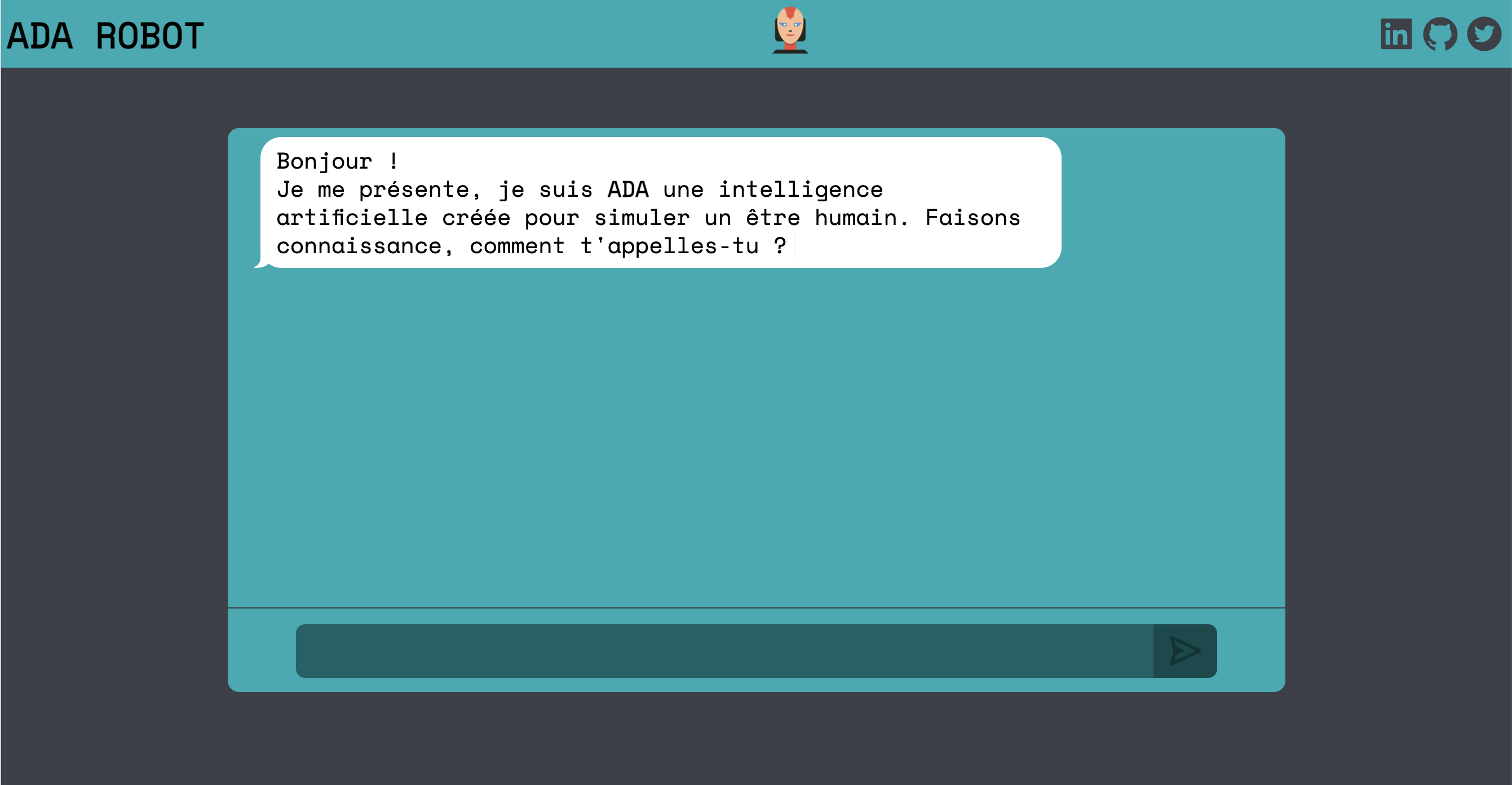 GitHub - kevinrss01/Ada: Smart chatbot.