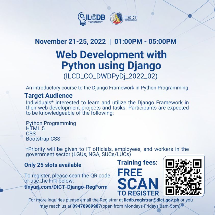 GitHub - cite-sirbryan/oneproject: Day 1 DICT Django Day 1