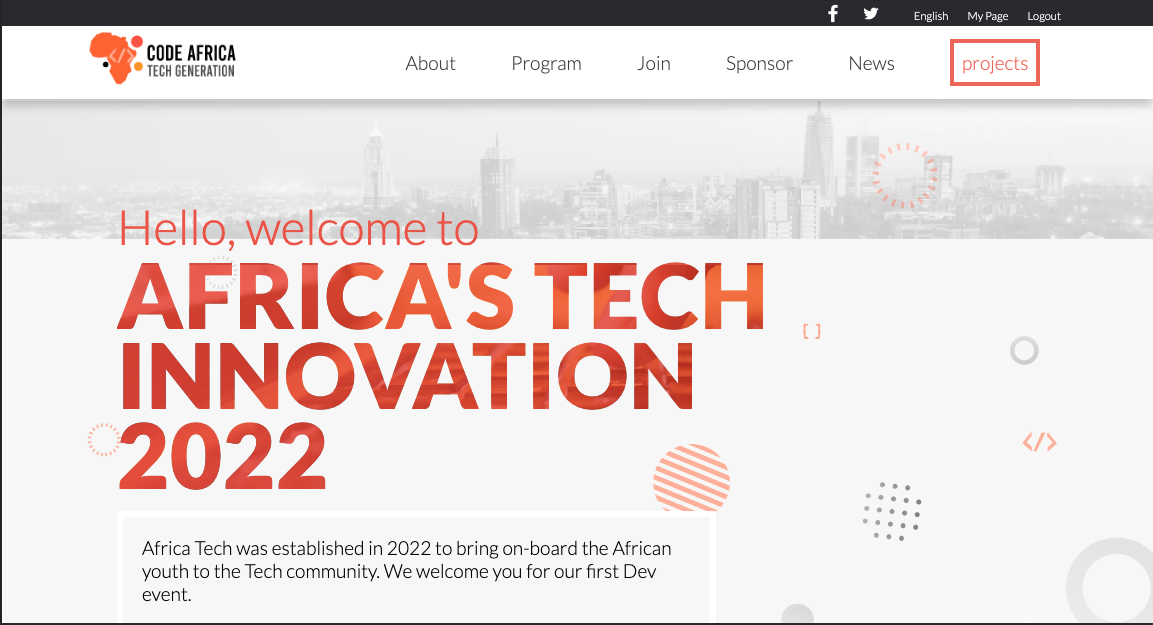 GitHub - felixDev22/Africa-Tech-event: The Africa Tech Innovation website is an event-based ...