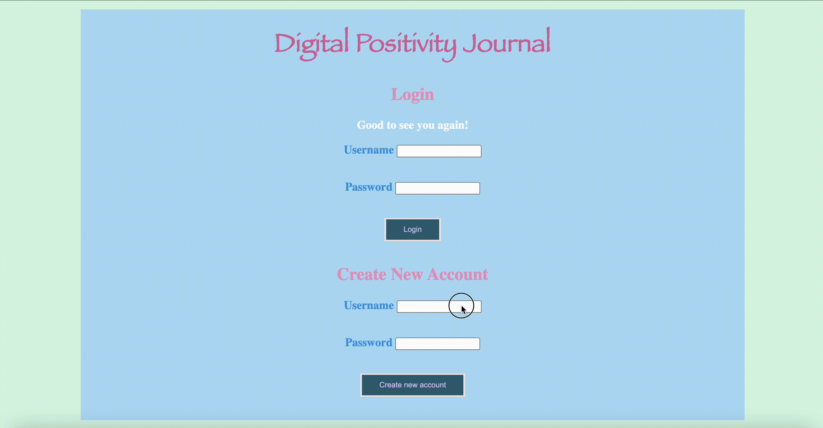 GitHub - comp426-2022-fall/a99-group01: Presenting "Digital Positivity Journal" - Final Project ...