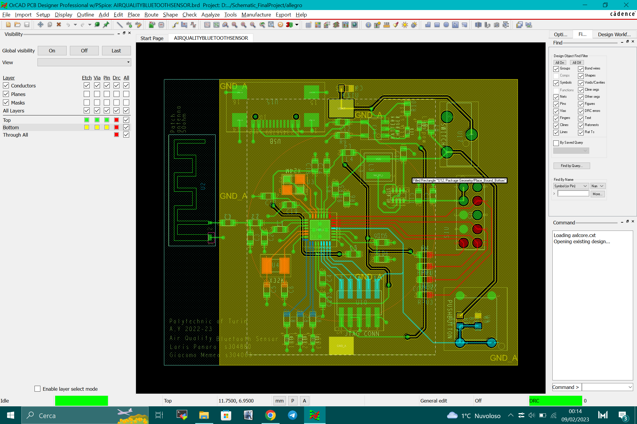 GitHub - LorisPanaroGit/ESE-project: ESE project A.Y.2022/2023 Polytechnic of Turin