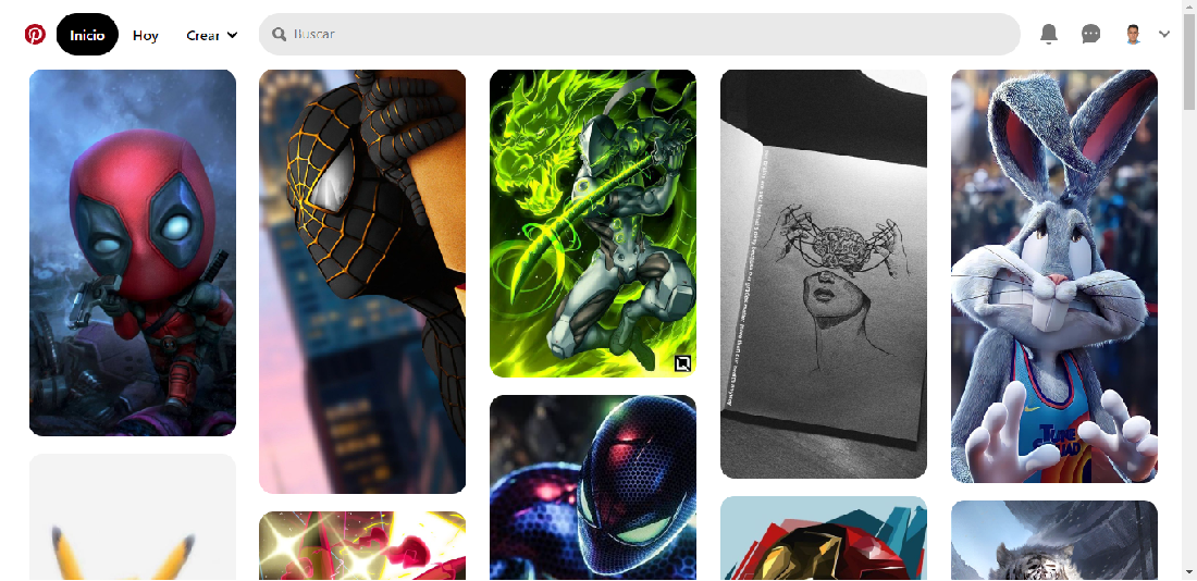 GitHub - Alejandro9695/Clon-Pinterest: Maquetación de Clon de Pinterest por medio de HTML y CSS.
