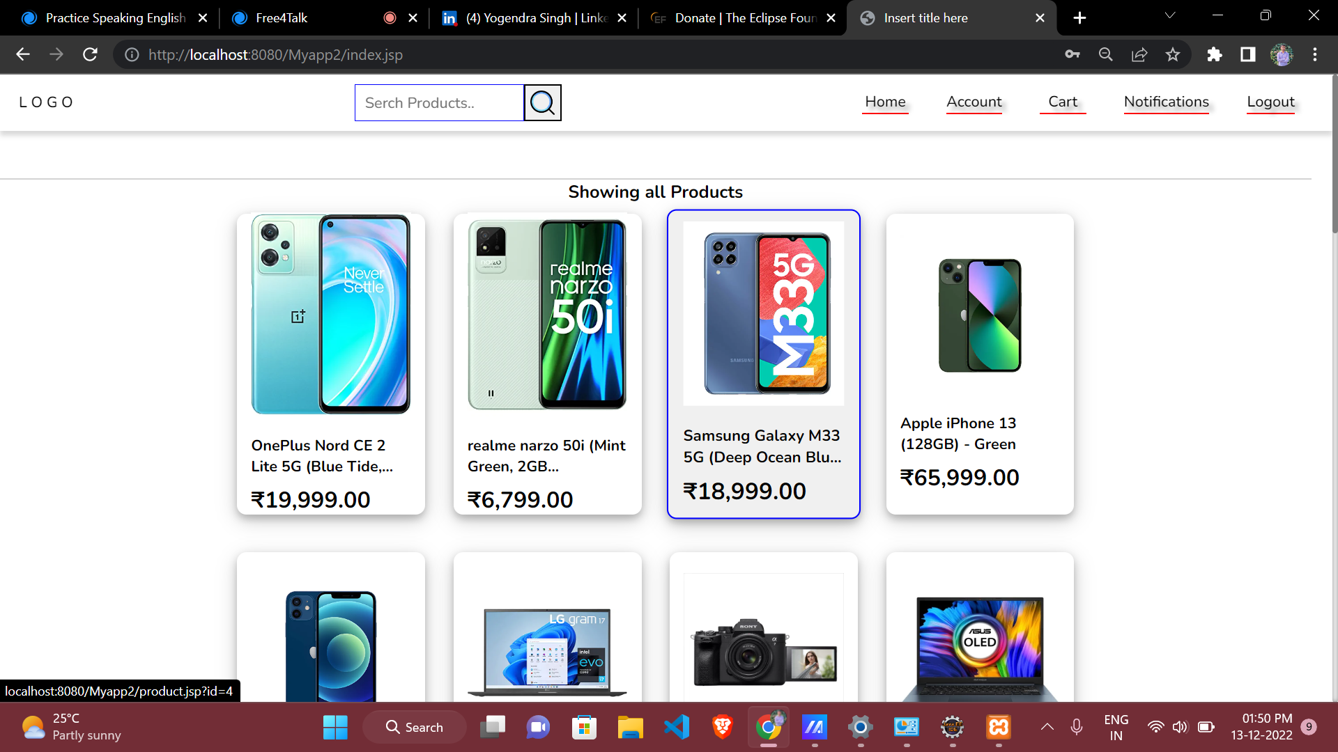 GitHub - techyug/E-commerce-web-app