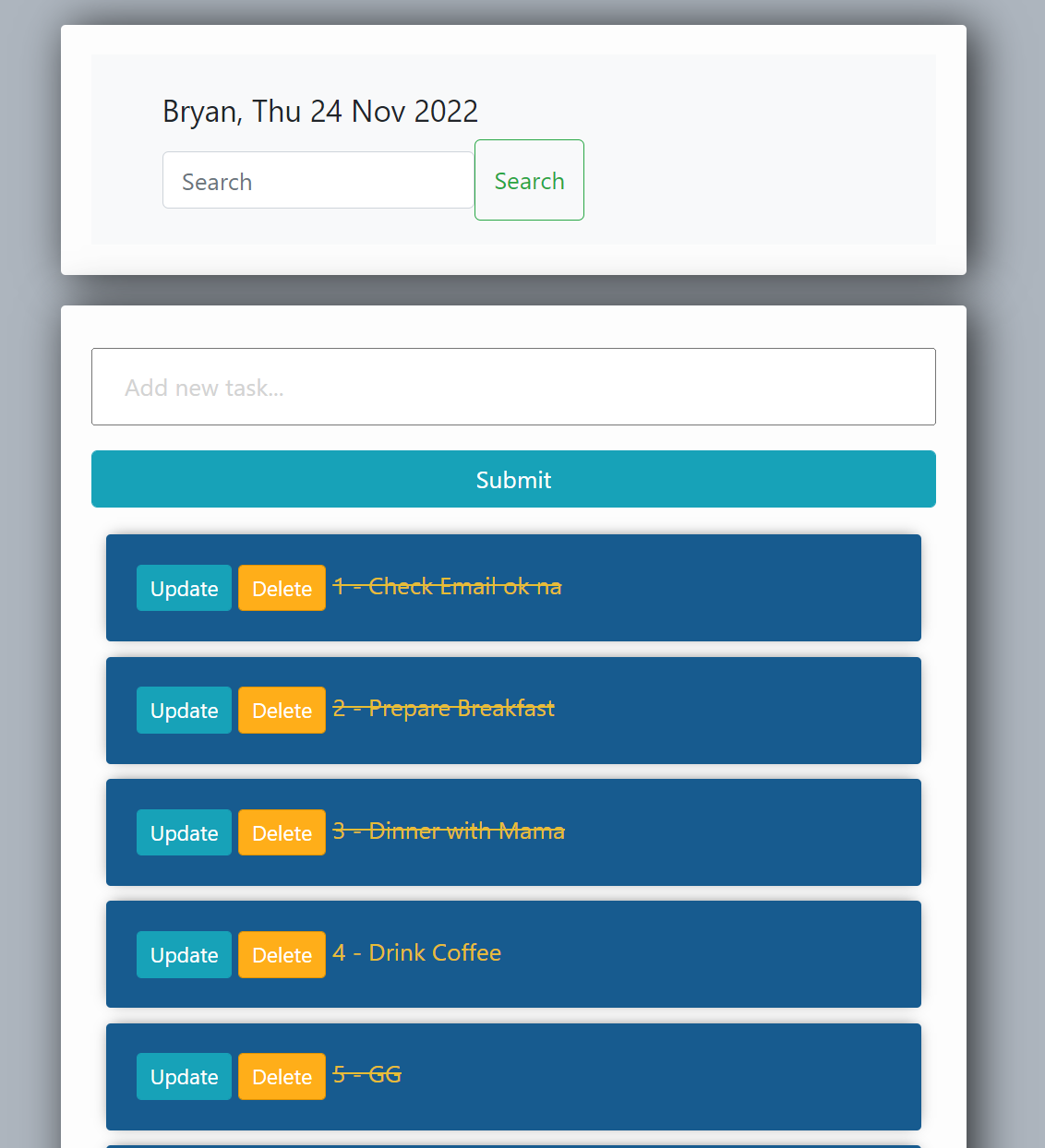 Github Cite Sirbryantodoproject Day 4 Application 