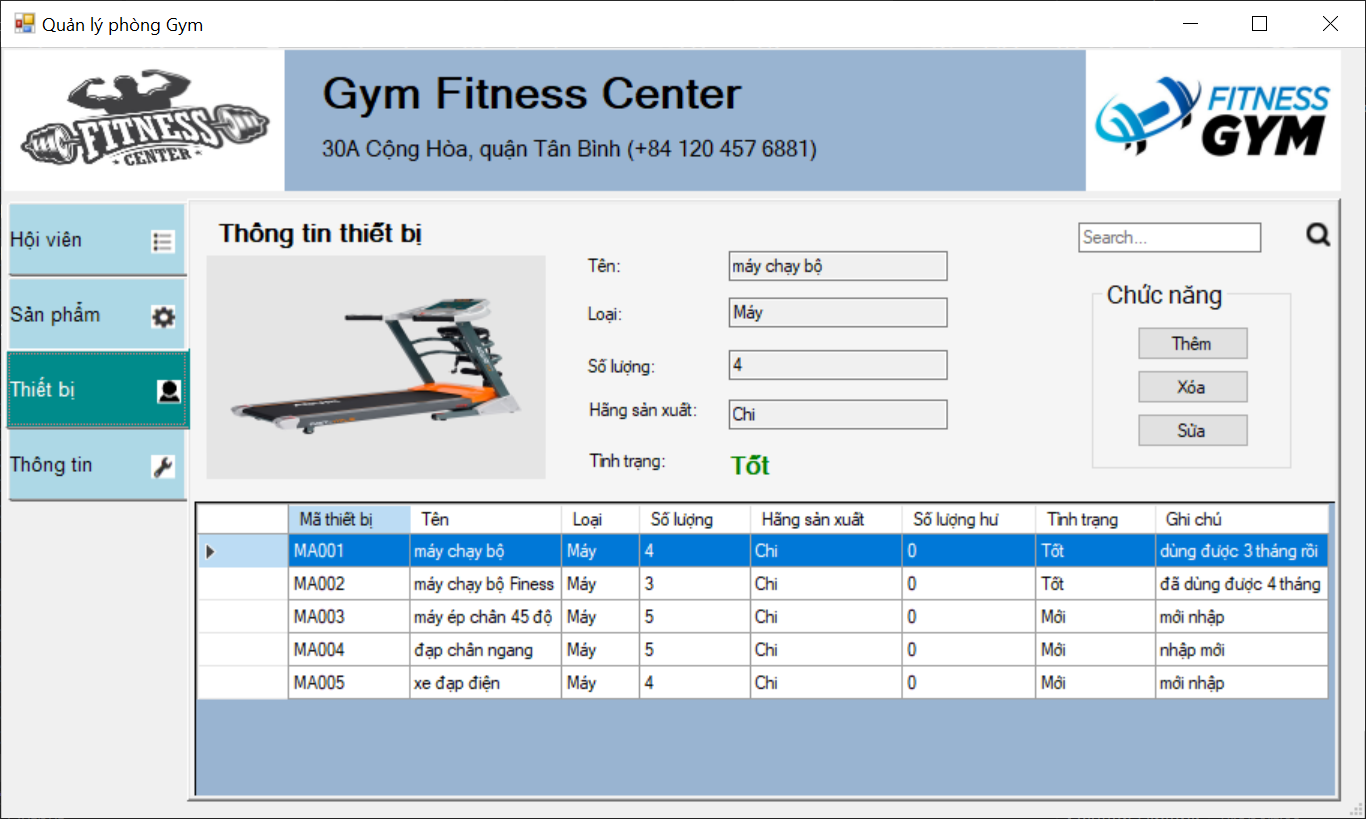GitHub - ChiAnh2409/project-Gym-Room-Management: Project Description: + Member management ...