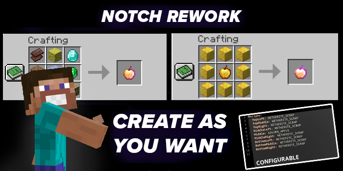 GitHub - Gsujo/Notch-Rework: Notch-Rework Minecraft Plugin | 1.17 - 1.19.2