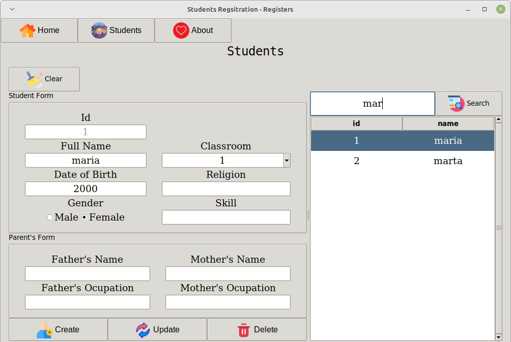 GitHub - nbilbo/Students-Manager: another tkinter application.