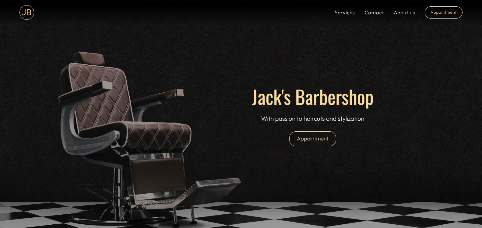 GitHub - MarcelFronczak/barbershop-website: Responsive Barbershop Website | JS | HTML | CSS