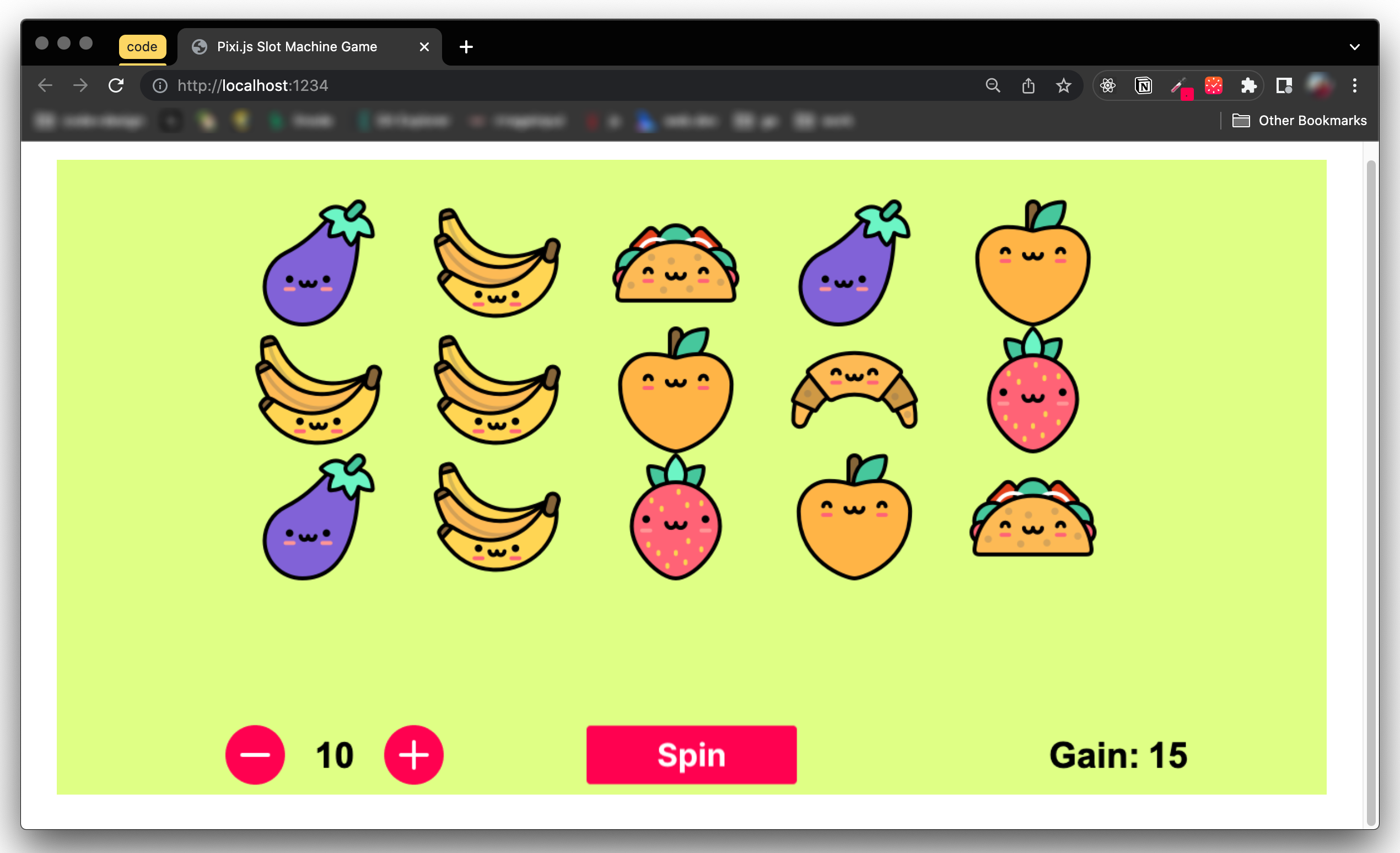 GitHub - supra-modum/slots: 5x3 slot machine