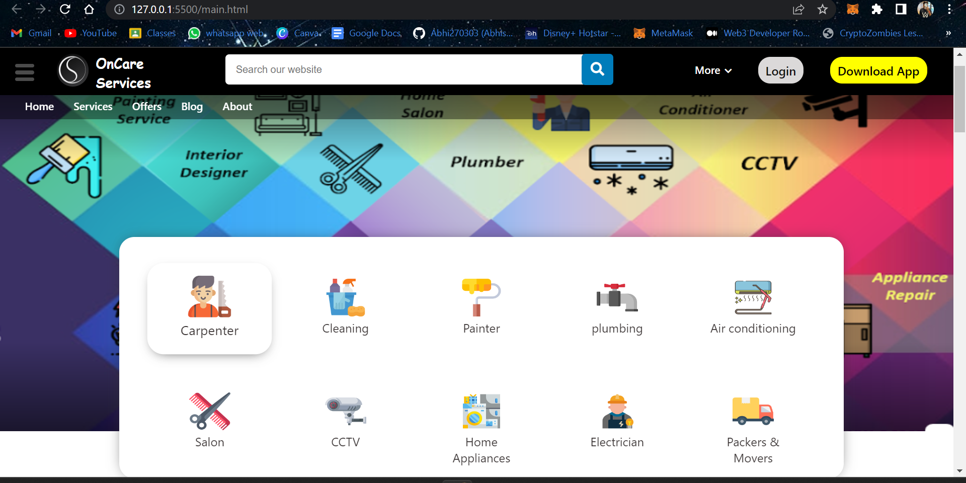 GitHub - Abhi270303/ProjectOCS: An Eye Catching Real time issue solving website.