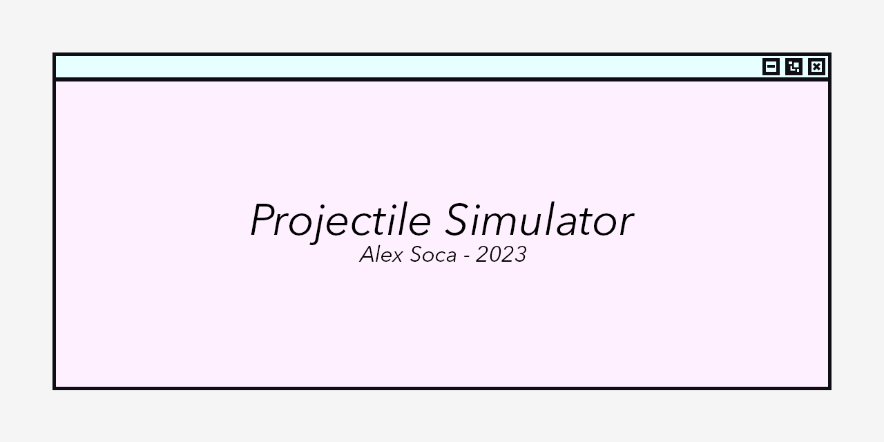 Github A Socaprojectile Simulator Simulator For The Paths Of Projectiles With Known Launch