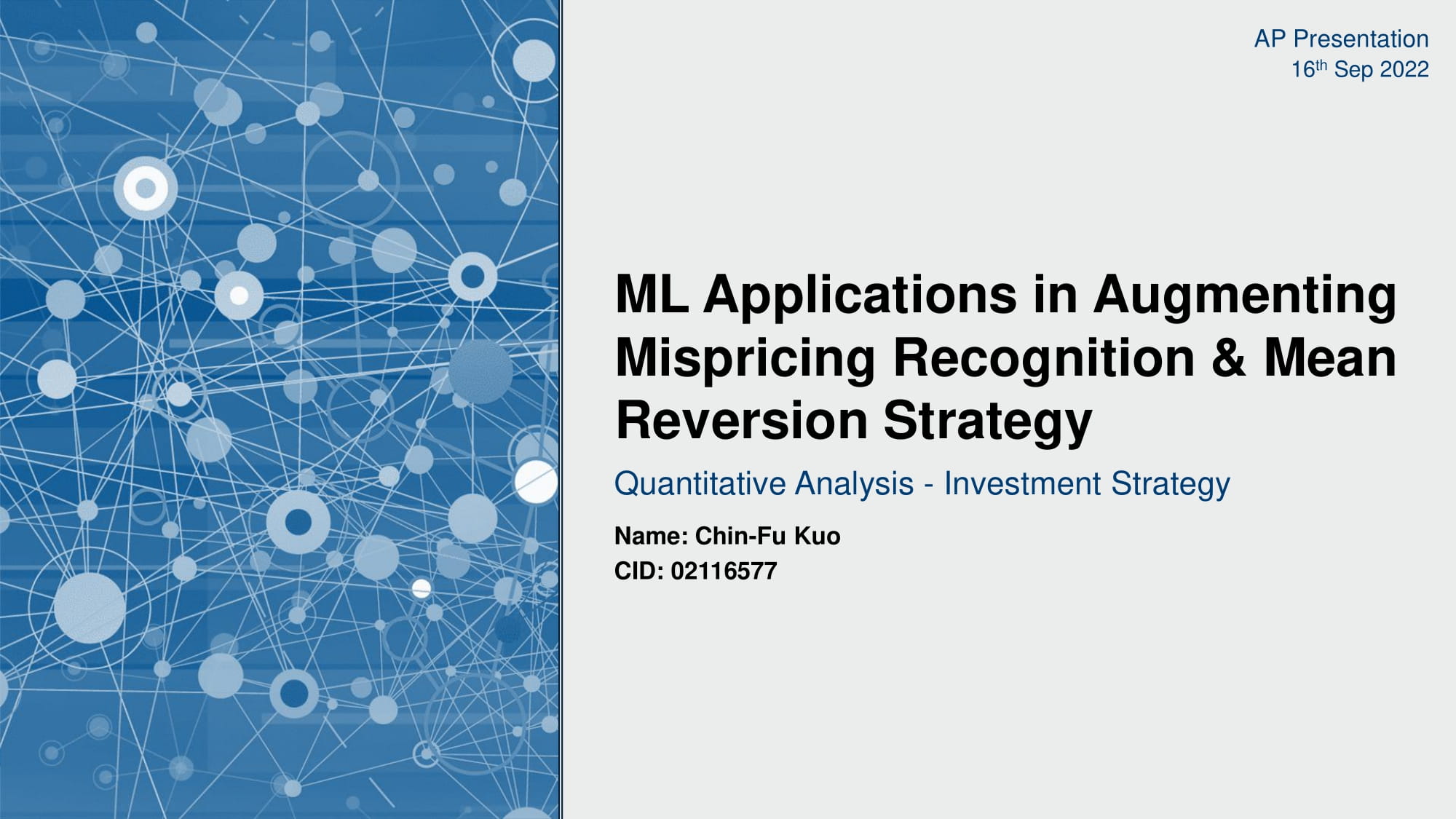 GitHub - KevinKuo41/Backtesting_ML_To_Boost_LS_Mean_Rev_Strat: Machine ...