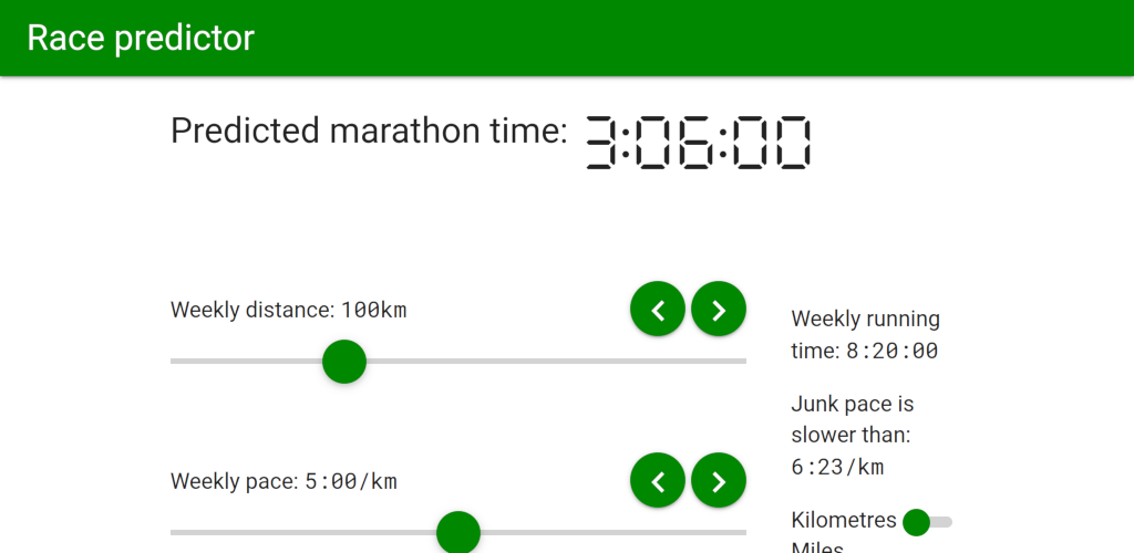 GitHub - emoffett/FreshLegsMonday: Marathon prediction app