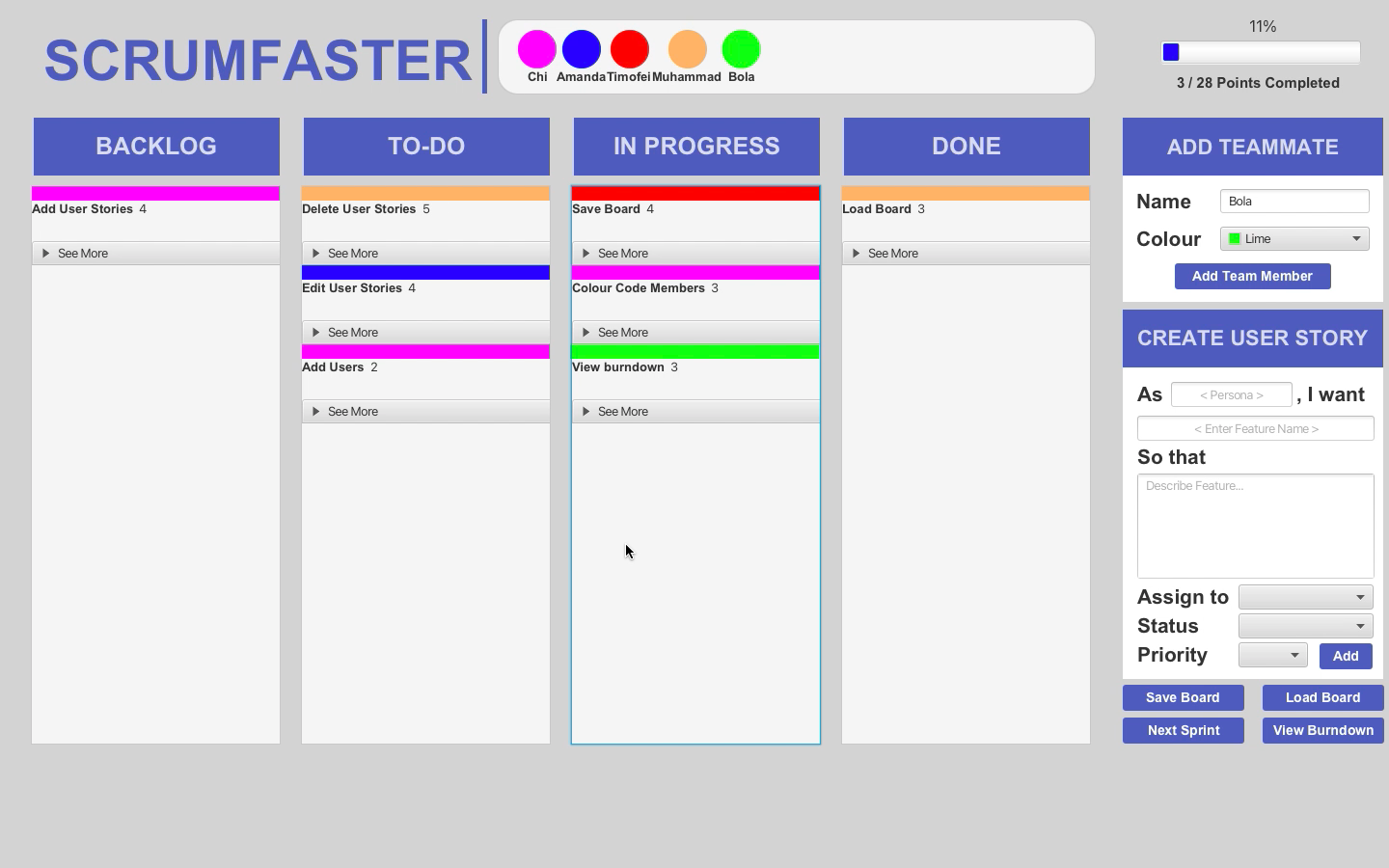 GitHub - chii-vu/ScrumFaster: Digital Scrum Board for Project Management