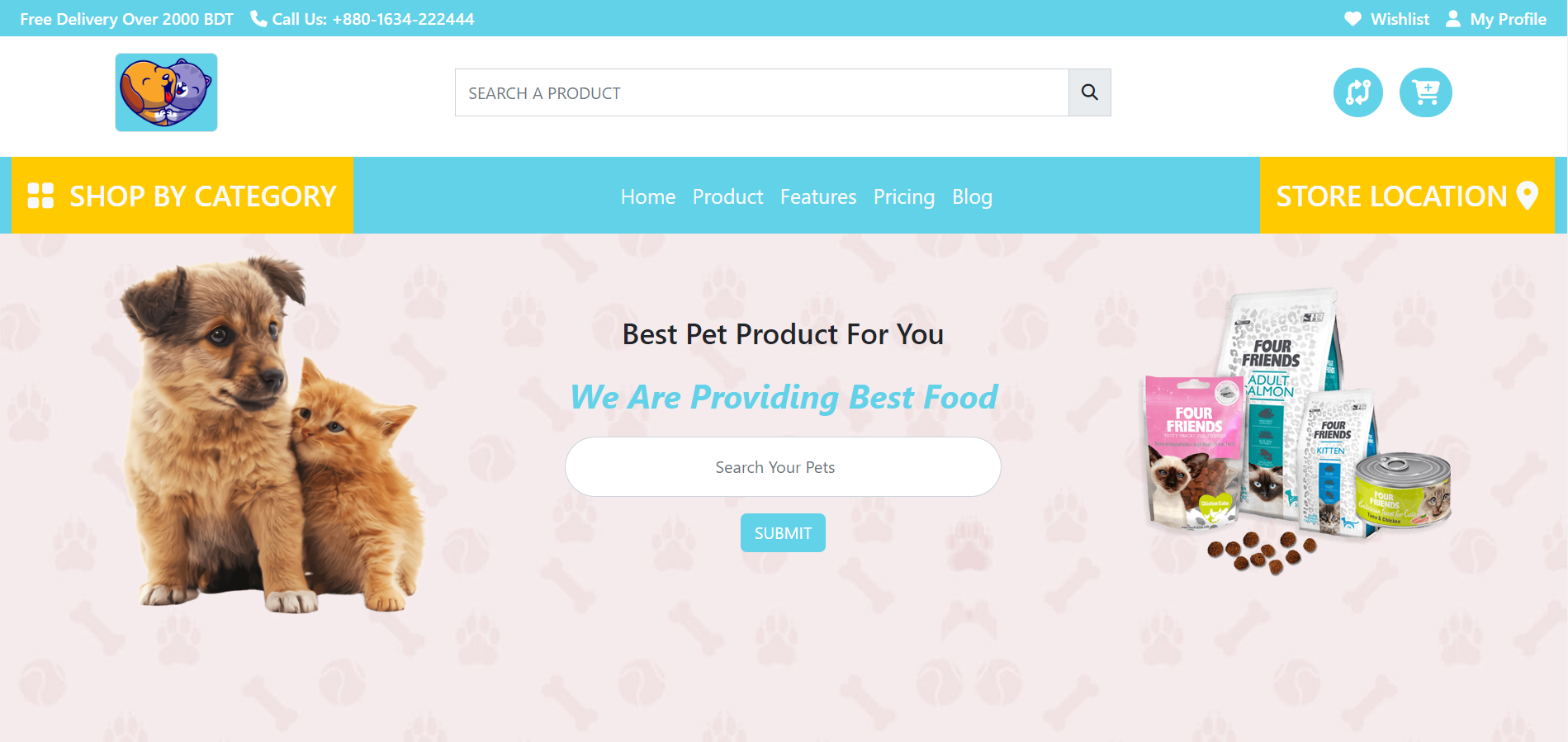 GitHub - mahtabkamaliot/petShop: django petshop