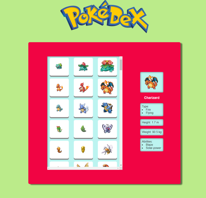 GitHub - Habbski/pokedex: A pokdex that shows a list of pokemons and displays them in a detailed ...
