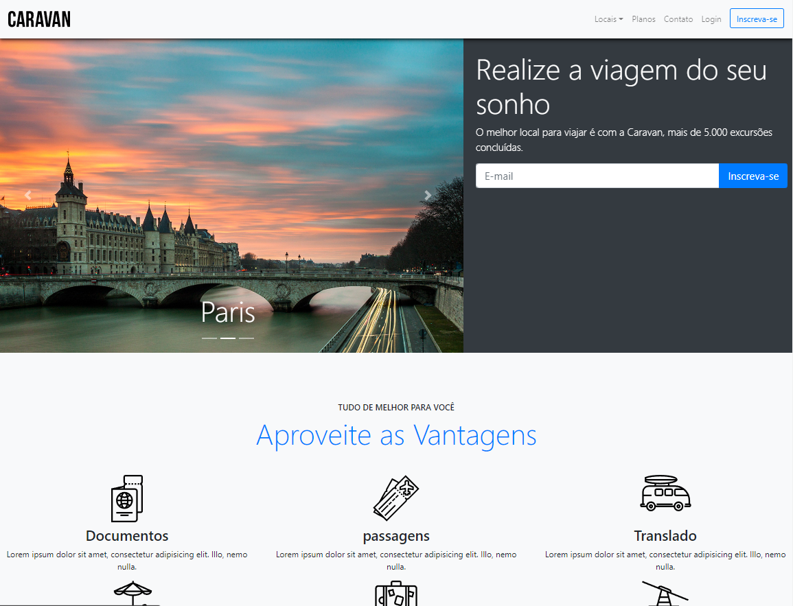 GitHub - atilavieira/Caravan-Bootstrap