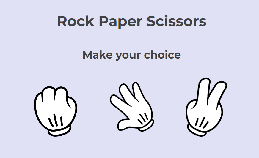 GitHub - SilveiraGuilherme/rock-paper-scissors: "Rock, Paper or ...