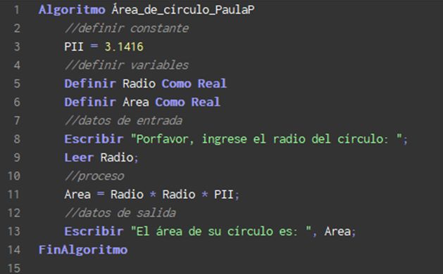 Tarea-de-Algoritmo-PaulaP/Área_de_círculo_PaulaP.psc at main · PaulaP18/Tarea-de-Algoritmo ...