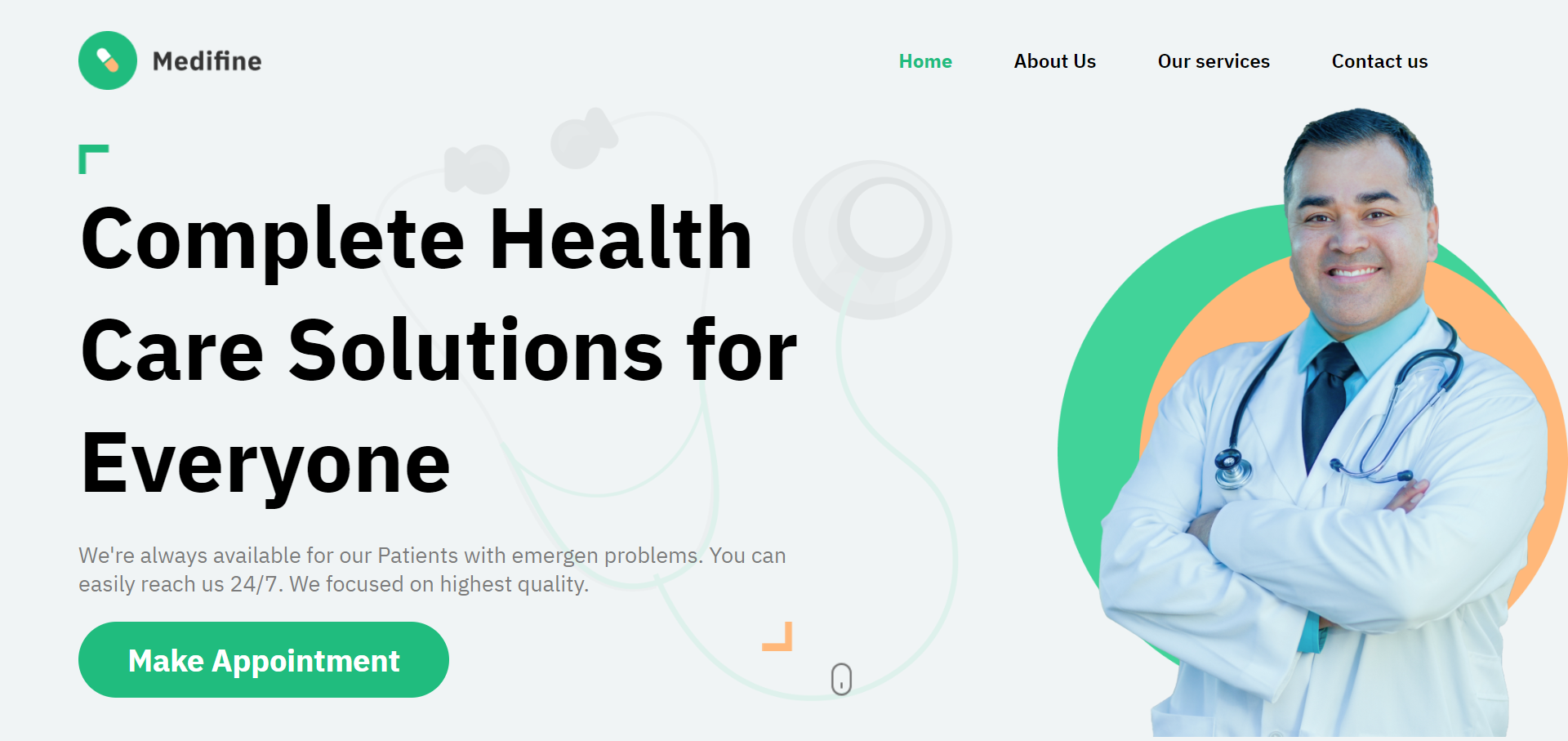 GitHub - Shubhampatki20/Project-03-Doctor-Front-End-Website: Build Web ...