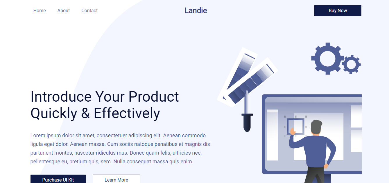 GitHub - jahongirdev/landie-template