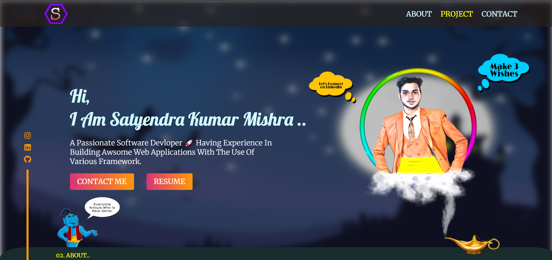 GitHub - nSatyendra567/Portfolio: Hi, I Am Satyendra Kumar Mishra .. A ...