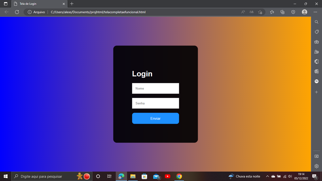 GitHub - AlexSSilvaDev/teladelogin: Programa a seguir e nada mais nada ...
