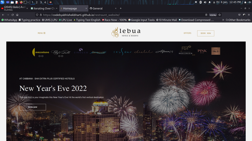 GitHub - codebyAbhishekBharti/restraunt_website