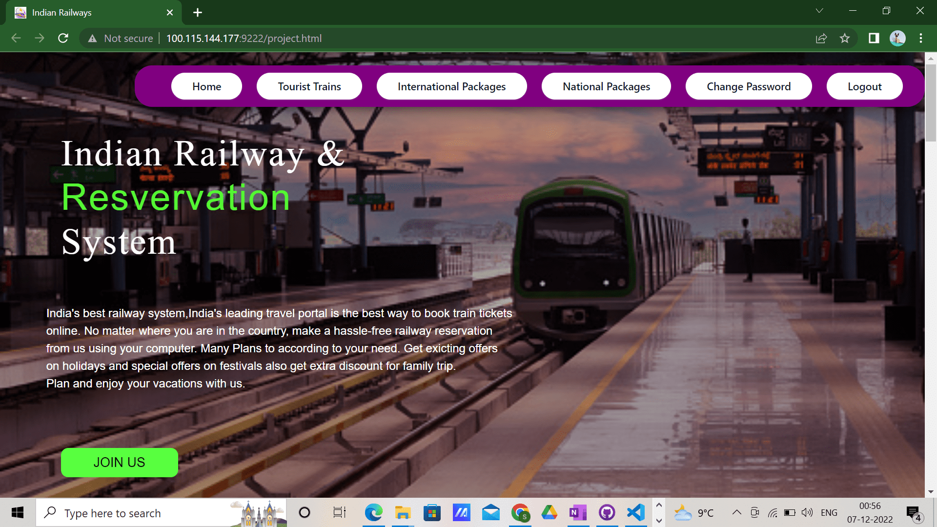 GitHub - saurabhchaudhary05/Railway-Reservation-System: Designed a site like irctc similar like ...