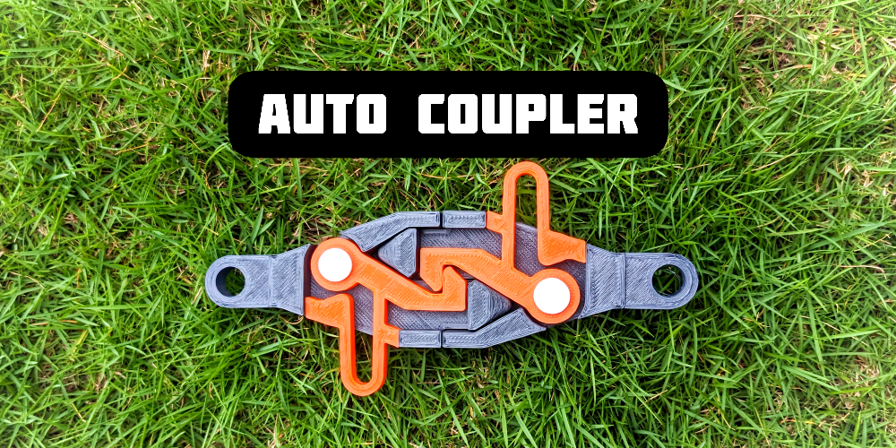 GitHub - DragonRailway/AutoCoupler: Compact Automatic coupler with an Easy release mechanism