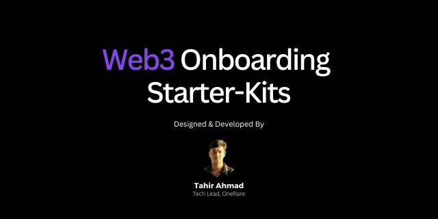GitHub - tahirahmadin/web3-onboarding-starter-kits: Onboarding to web3 ...