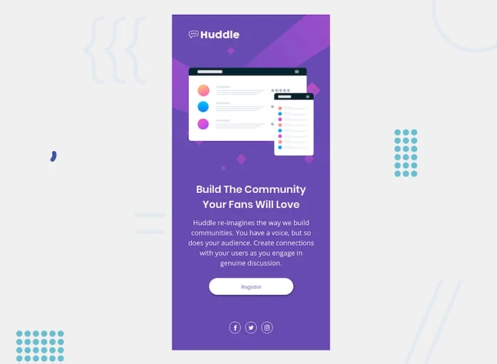 Github Saramohamed124 Huddle Landing Page This My Design For Huddle Landing Page On The