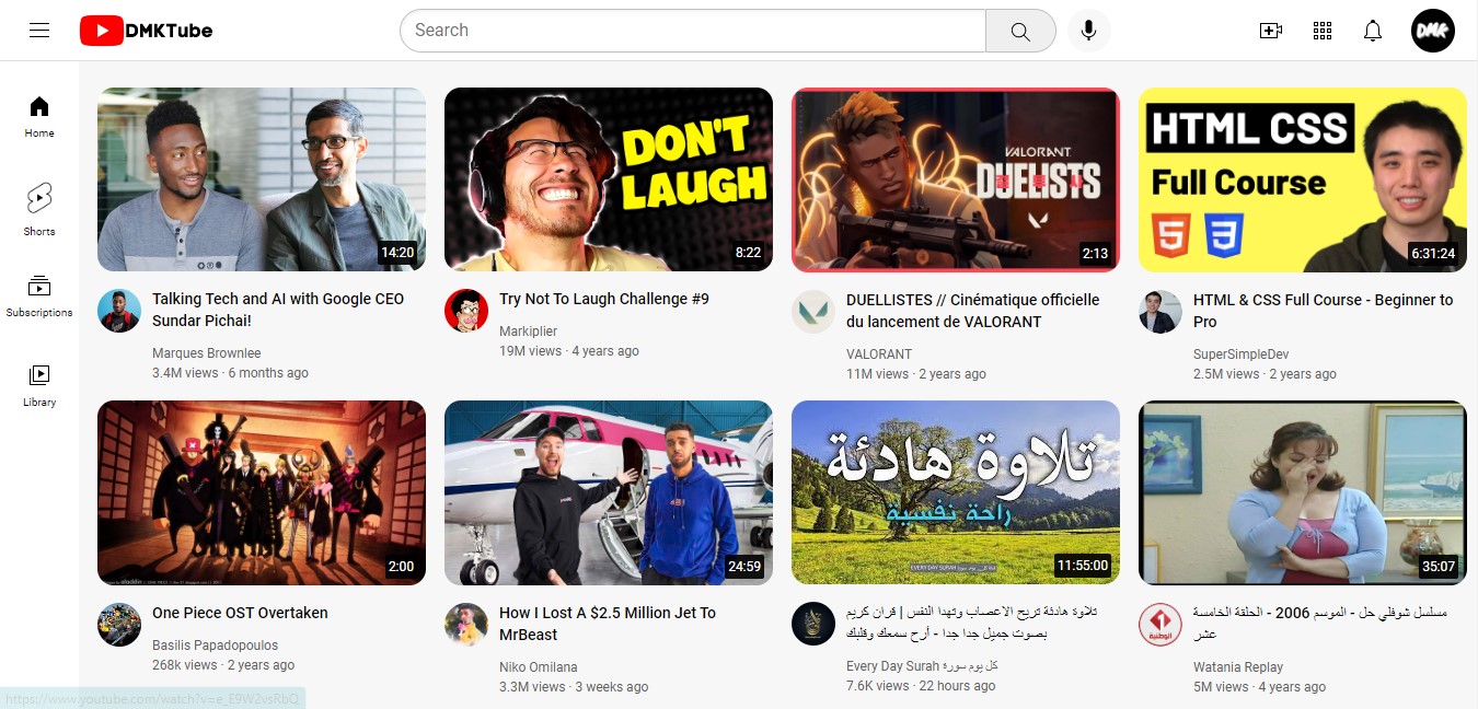 GitHub - Fares-Dammak/DMKTube
